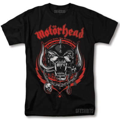 Motorhead Shirt Heavy Metal Rock Tour Merch Vntg Graphic Design T-Shirt ...