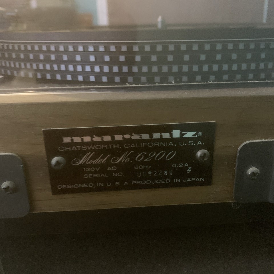 Vintage Marantz Model 6200 Turntable | eBay
