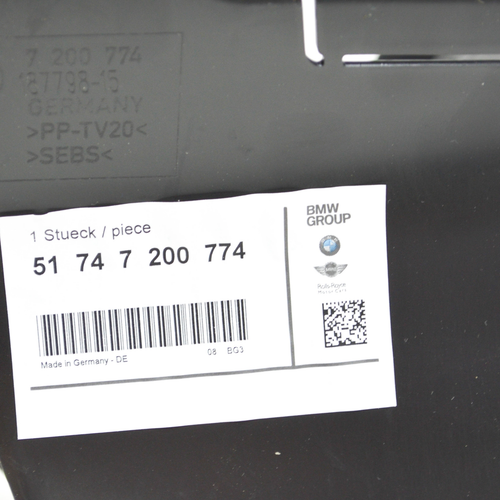 NEW BMW 5 GT F07 RADIATOR RIGHT AIR DUCT 51747200774 7200774 2015 ...