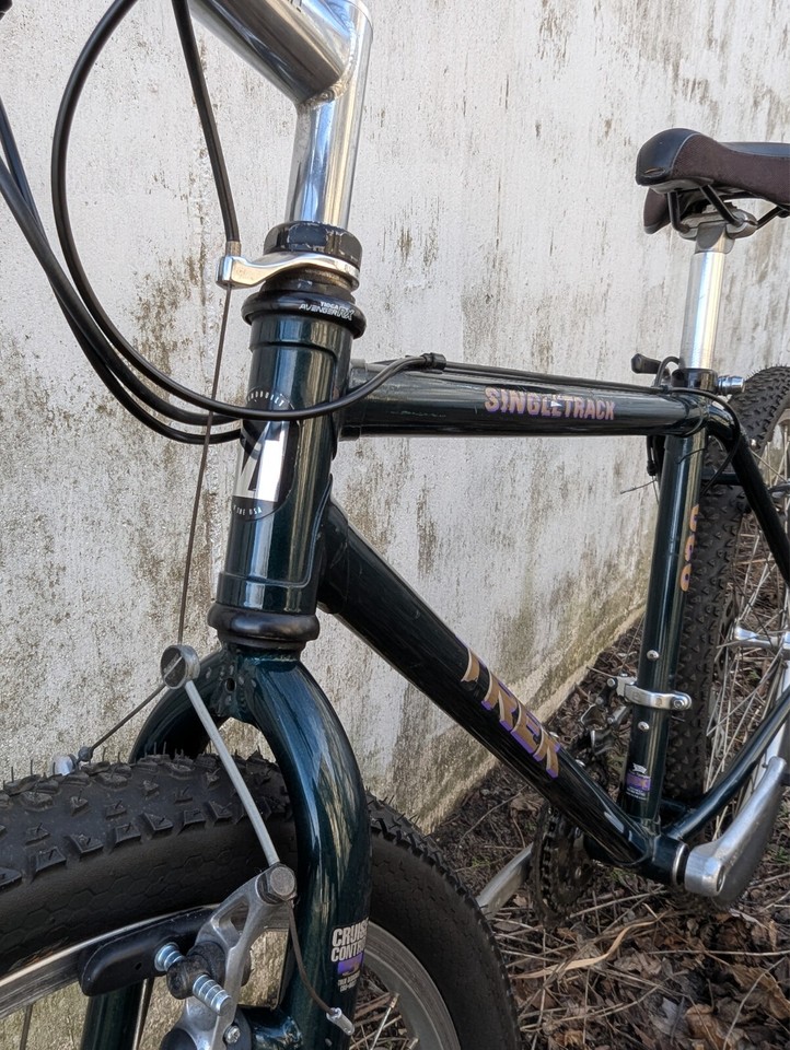 17" Trek 930 Single Track Mountain Bike from the 90's Green | eBay