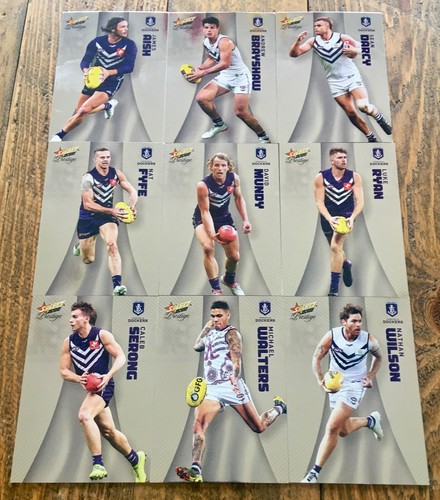 2022 SELECT AFL FOOTY STARS PRESTIGE FOIL SERIES FREMANTLE DOCKERS CARD ...