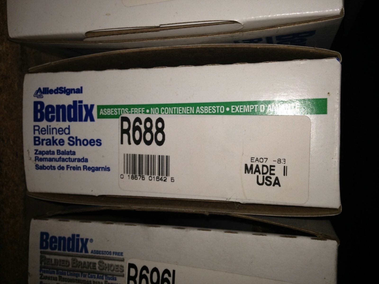 USA NOS Bendix R688 Relined Shoe Set fits 688 | eBay
