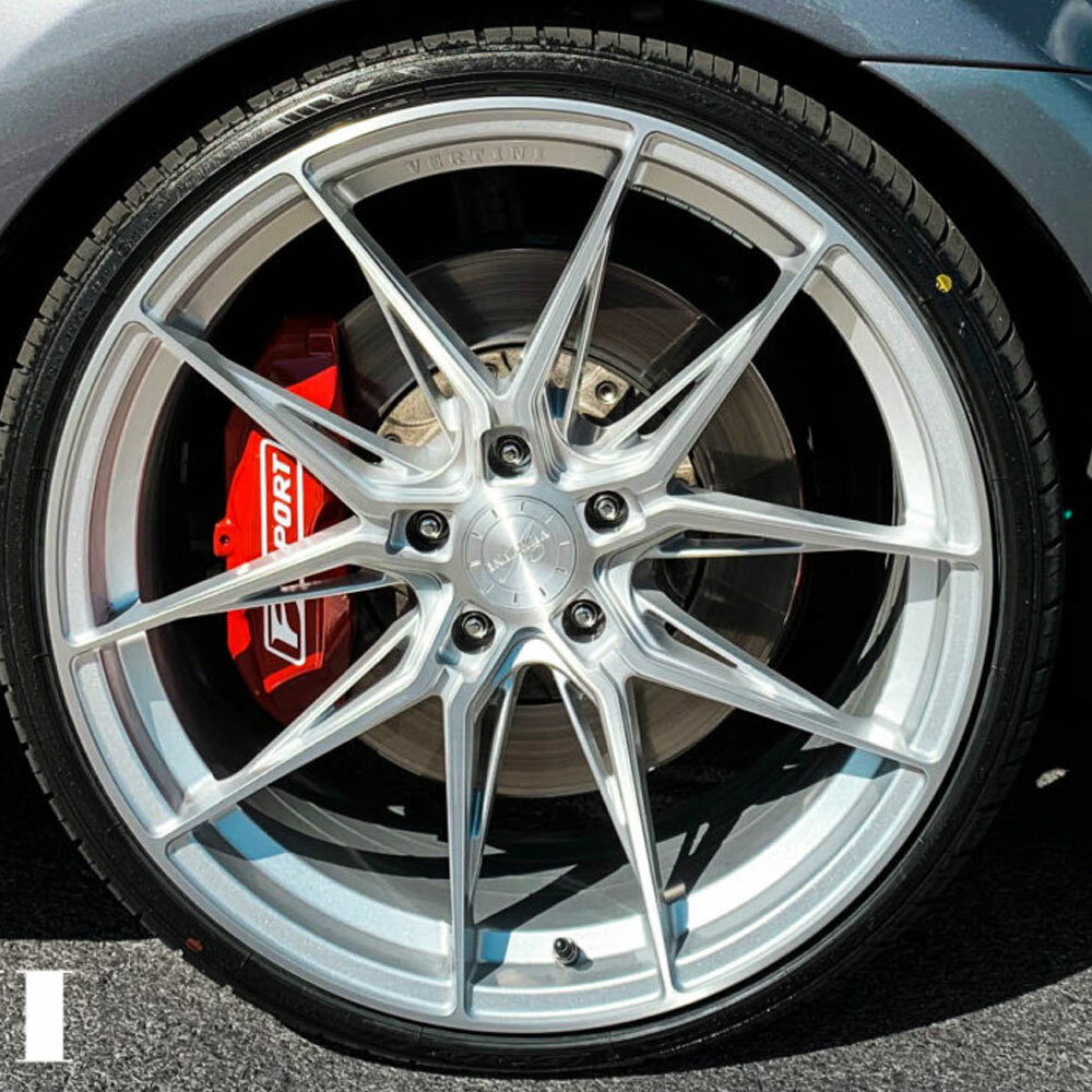 20" Vertini RFS1.8 Silver 20x9 20x10 Wheels Rims Fits Lexus IS200 IS250 ...