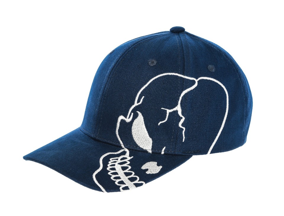 Skull Skeleton Skateboard Biker Motorcycle Military Goth Baseball Ball ...