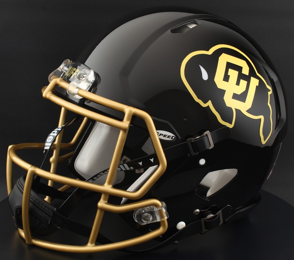 COLORADO BUFFALOES NCAA Riddell Speed Full Size REPLICA Football Helmet ...