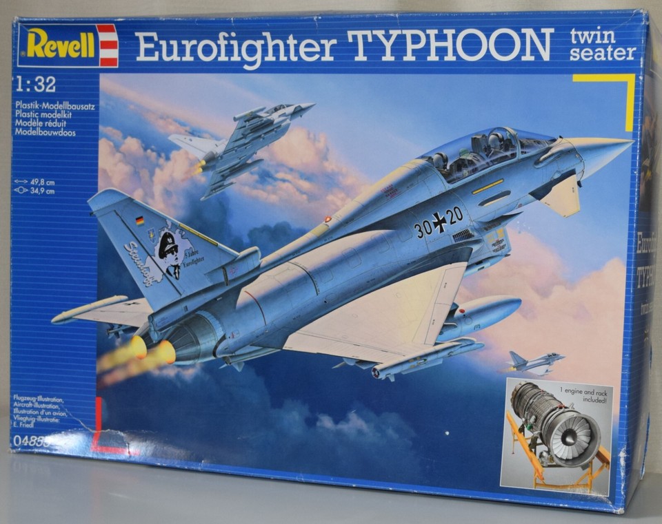 REVELL EUROFIGHTER TYPHOON 04783 ⭐PARTS⭐ SPRUE C-UPPER WINGS+WHEELS ...