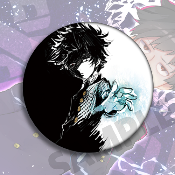 Mob Psycho 100 Anime Cospaly Brooch Bright Surface Metal Badge Brooch ...