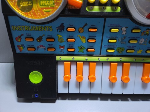 VTech KidiJamz Interactive Music Studio Keyboard, Microphone, Portable ...
