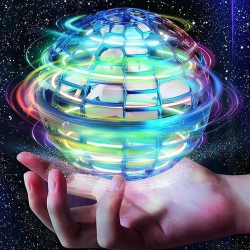 Flying Orb Ball Toys Hand Controlled RGB Light Magic Hover Boomerang ...