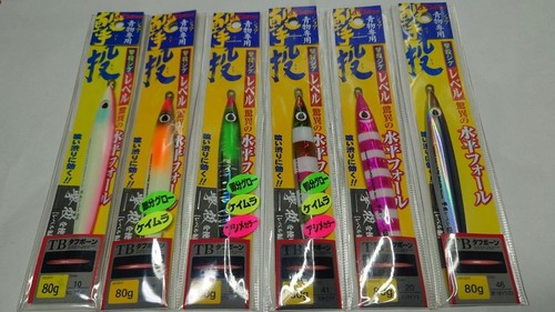 OWNER Gekito Jig Level 80g Metal Jig 6pcs Saltwater Fishing Lures Japan ...