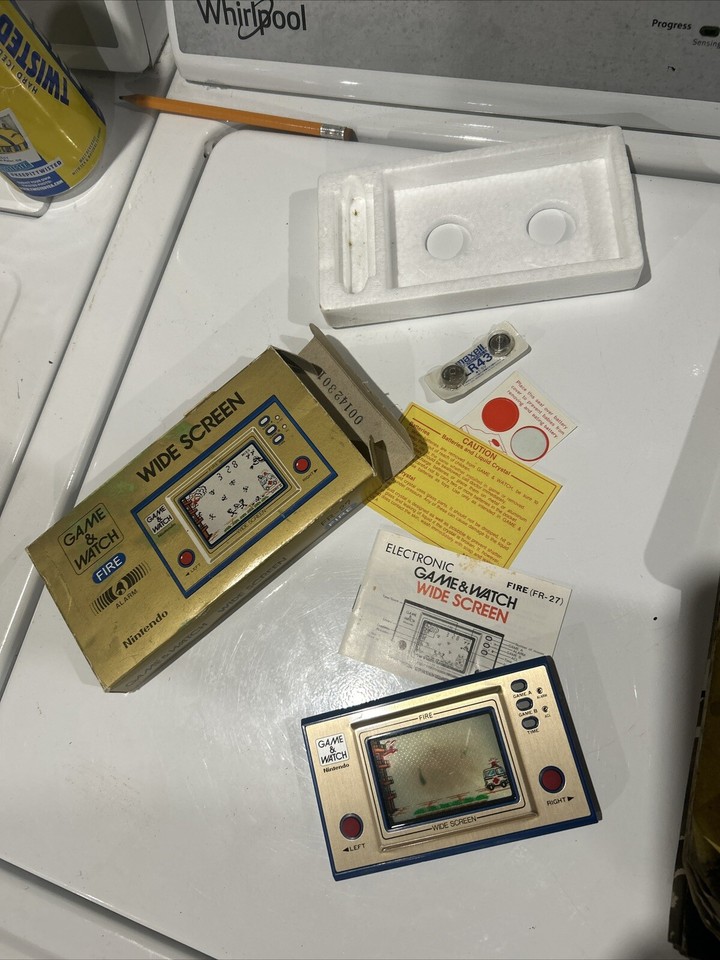 VINTAGE NINTENDO GAME AND WATCH FIRE NEW IN BOX | eBay