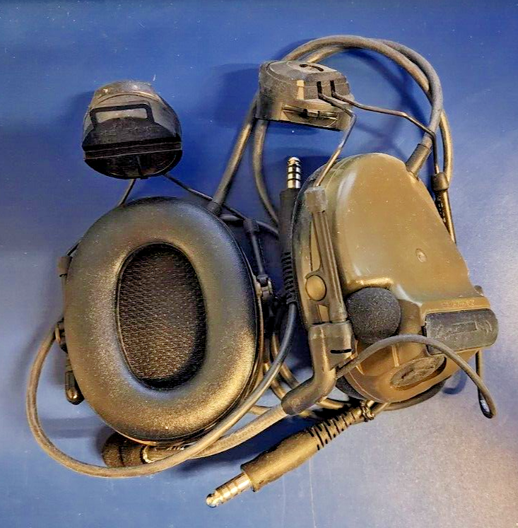 3M Peltor ComTac III ARC Headset ( Dual Comm ) MT17H682P3AD-19 GN Rail ...