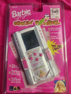 1995 Barbie Shakin' Pinball Electronic Handheld Game New/Sealed | eBay