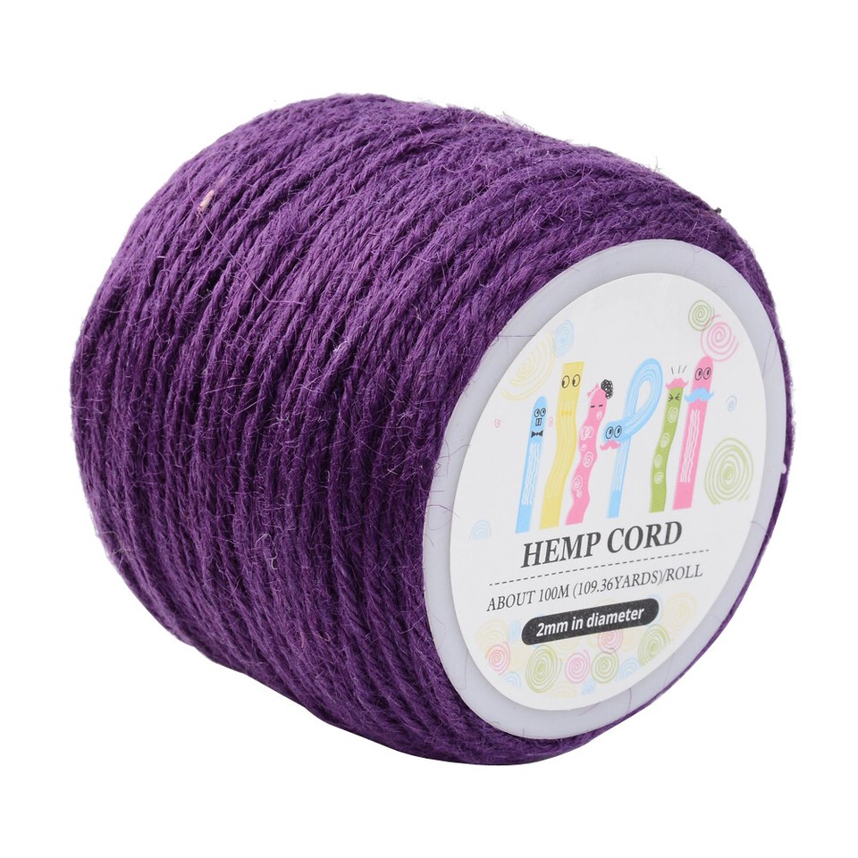 109yards/roll Colored Hemp Cord Hemp String Hemp Twine Craft Jewelry ...