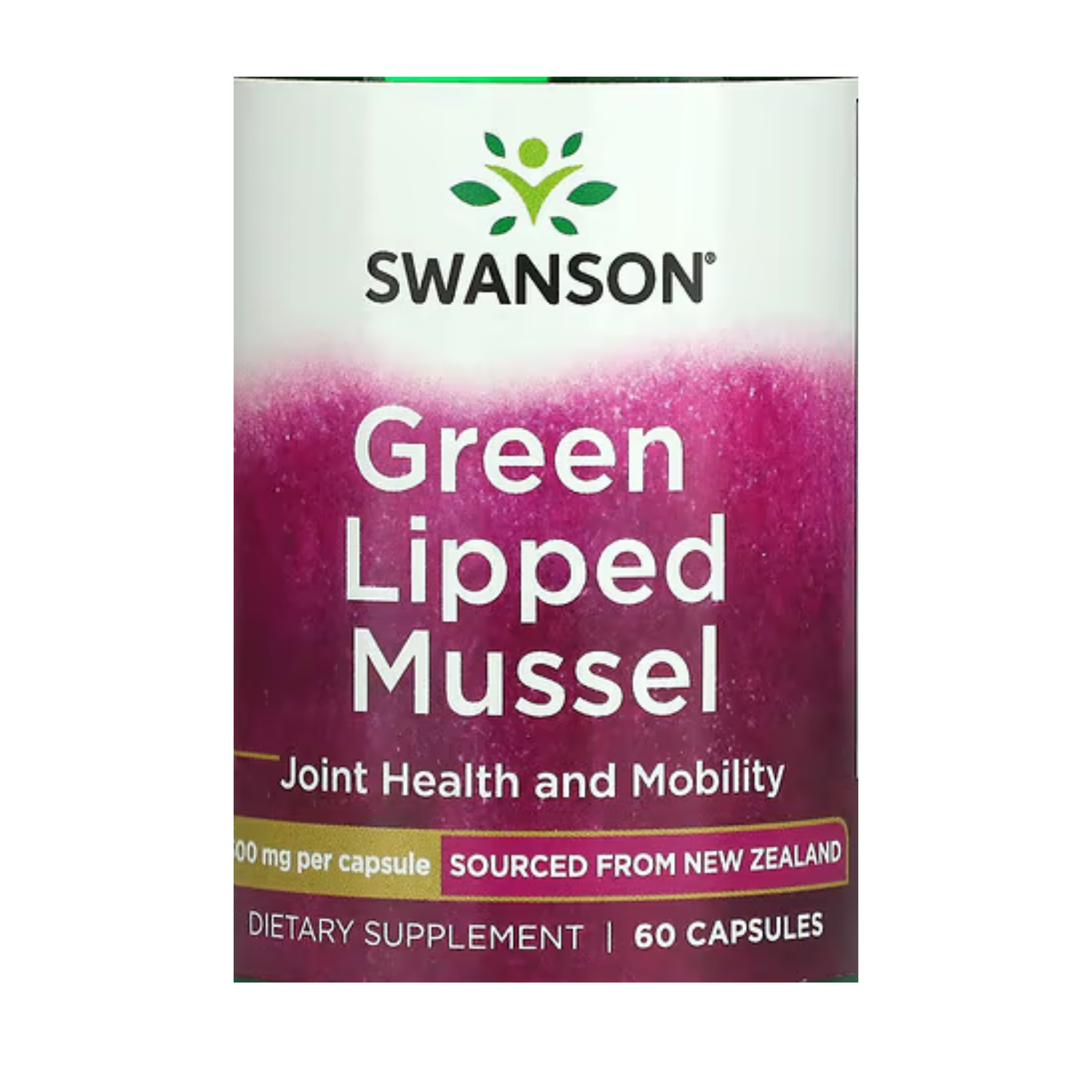 Swanson Green Lipped Mussel 500 mg 60 Capsules Joint Comfort Mobility ...