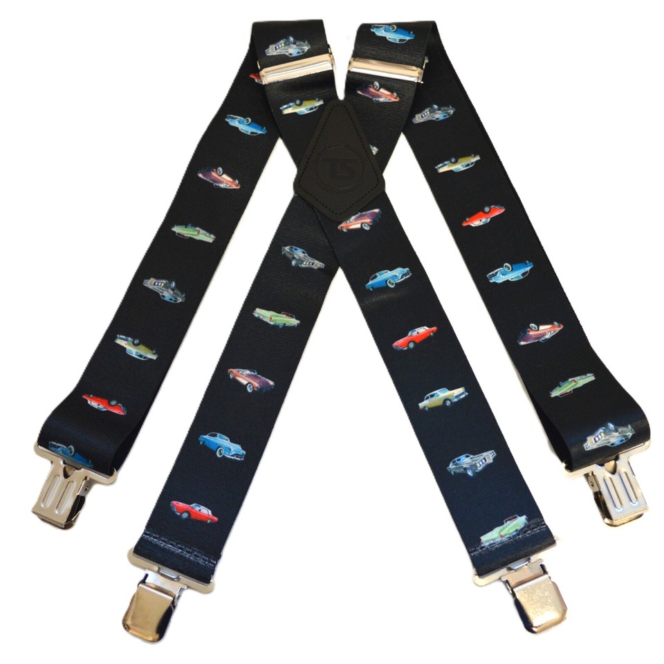Men's Work Trouser Braces 2" Wide Heavy 50+ Designs - One Size Fits All ...