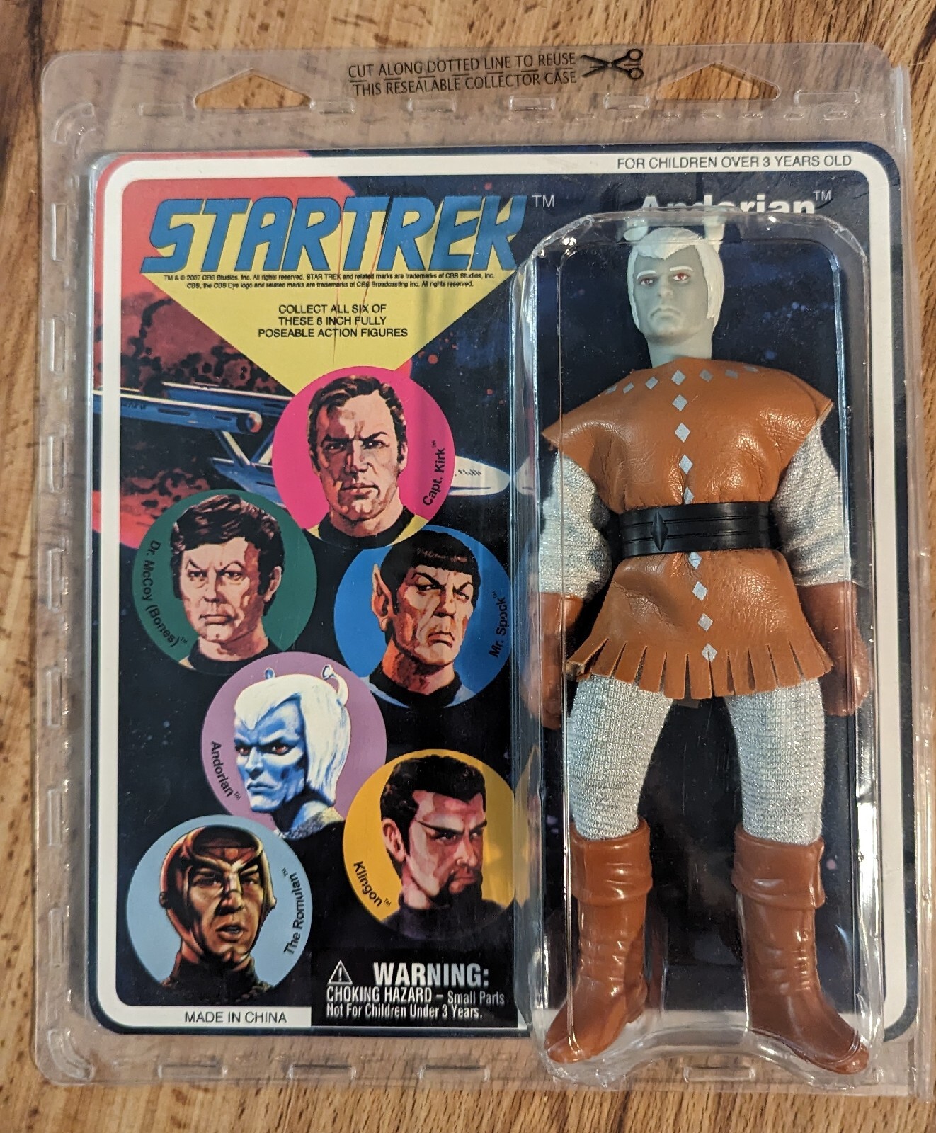 Star Trek Andorian 8" Retro Cloth Mego Style Action Figure Diamond ...