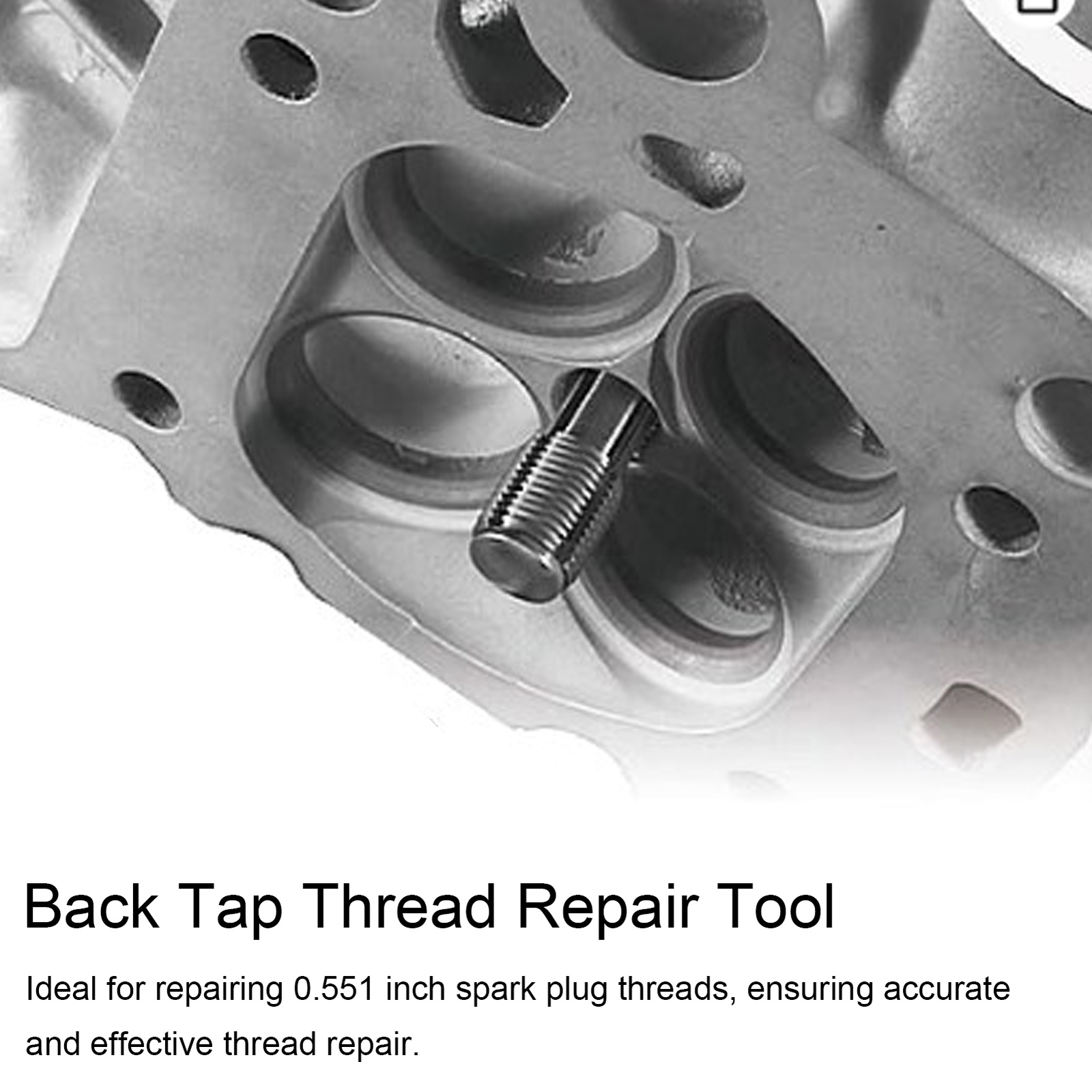 14mm Steel Back Tap Thread Repair Tool Spark Plug Thread Repair Tool FE ...