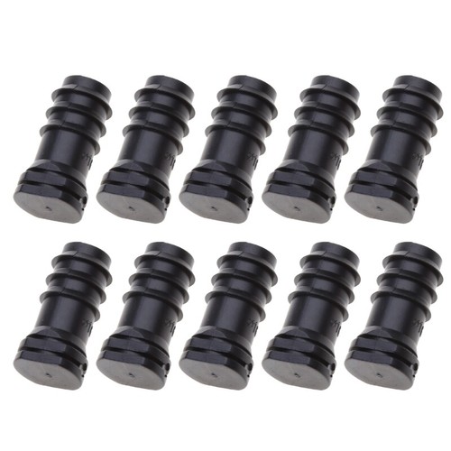 Pack of 10 16mm Pipe Barbed Caps Garden Hose Connector Screw Connectors ...