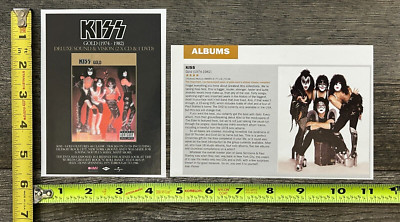KISS Ad Advert Clippings Kiss Gold CD Set 2pc Lot Vintage Kiss Aucoin ...