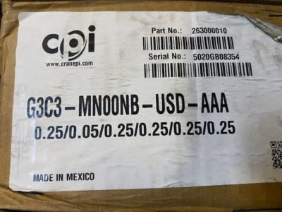 CPI Gryphon G3C3-MN00NB 24 Volt MDB Coin Mech Changer, Replaces MEI CF ...