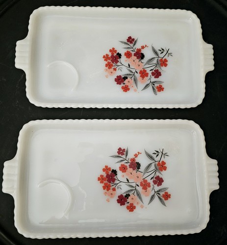 Vintage Fire King Primrose Snack Tray - Qty 2 | eBay