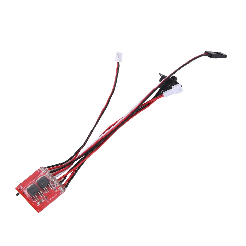 RC ESC 20A Brush Motor Speed Controller W/ Brake for RC Car Boat Tank 1 ...