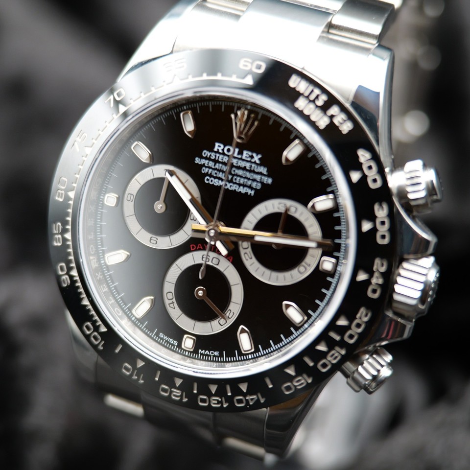 Rolex Daytona Reverse Panda Chronograph 116500LN 40MM Black Dial Oyster ...