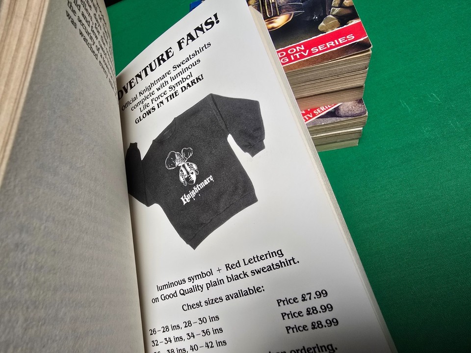 Knightmare **VGC COMPLETE SET 1-7!!** Dave Morris Gamebooks ITV ...