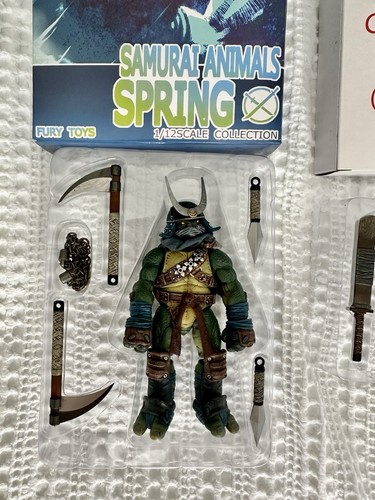 Fury Toys 5K samurai animals TMNT Spring Leonardo LEO 1/12 scale NINJA ...
