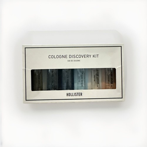 Hollister Discovery Kit Eau De Cologne Men's Sample set of 6 x .08 fl ...