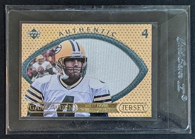 1997 Upper Deck Brett Favre 1st Ever Game Worn Jersey #GJ5 Green Bay ...