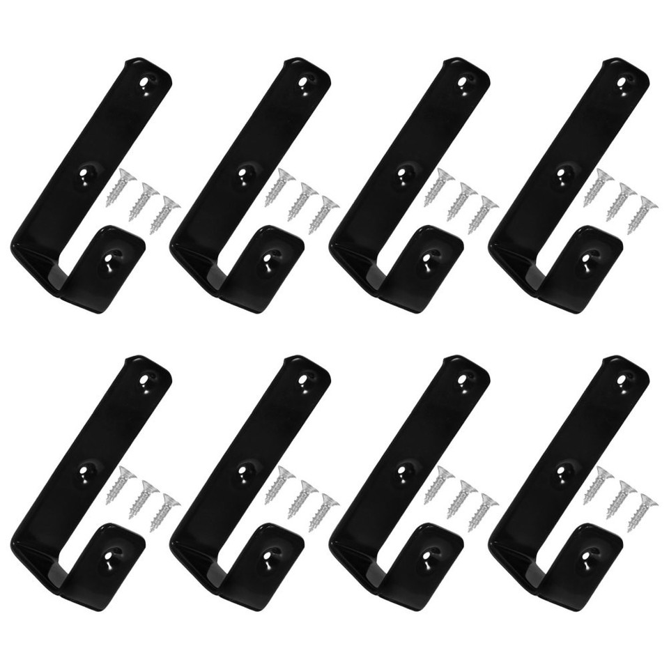 8pcs Bunk Bed Ladder Hooks - J Shaped 25mm Iron Bunk Bed Ladder ...