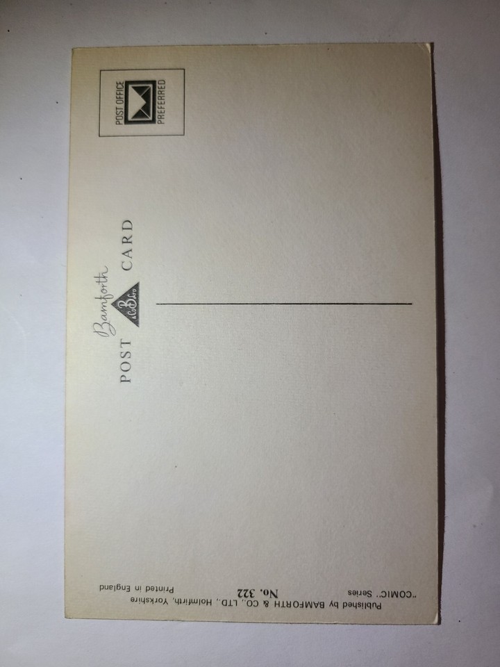 Vintage Postcard Funny Novelty Rude Bamforth Comic Unused Shirt Factory ...