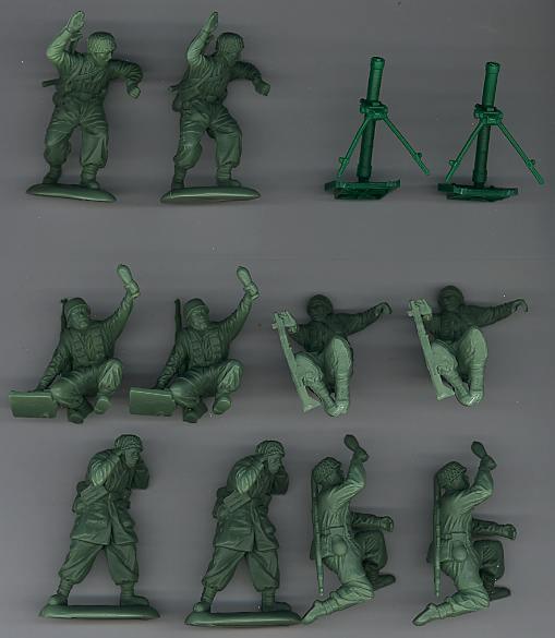 Mars Figures 1/32 GERMAN WWII PARATROOPERS MORTAR TEAM TROP UNIFORM ...