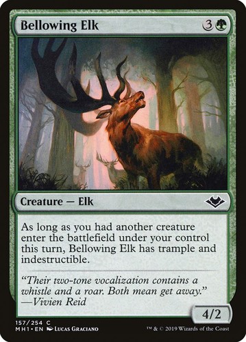 Bellowing Elk | MtG Magic Modern Horizons | English | Near Mint-Mint ...