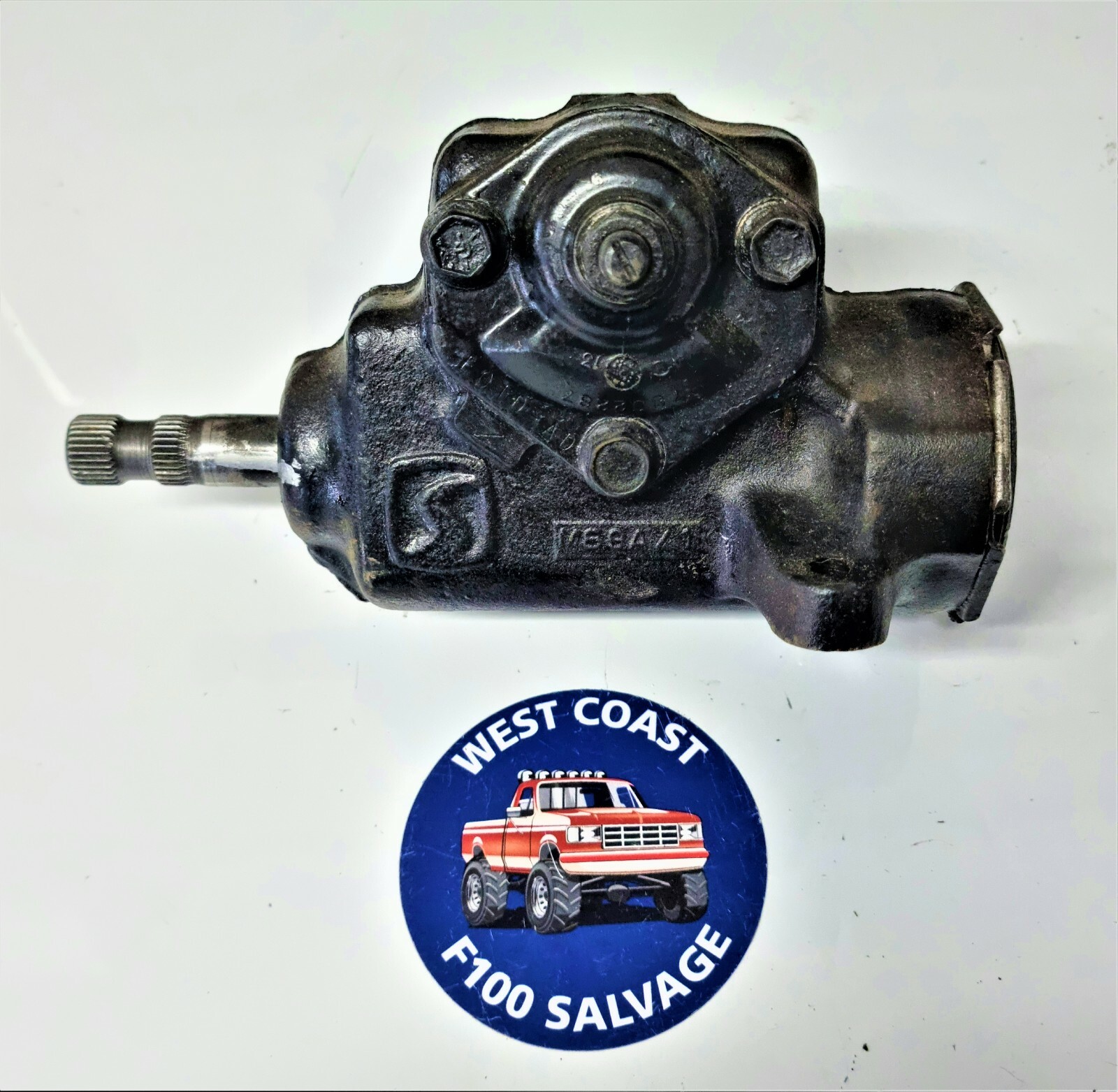 FORD F100 81-86 MANUAL STEERING BOX, RECONDITINED 2WD F100 F250 F350 ...