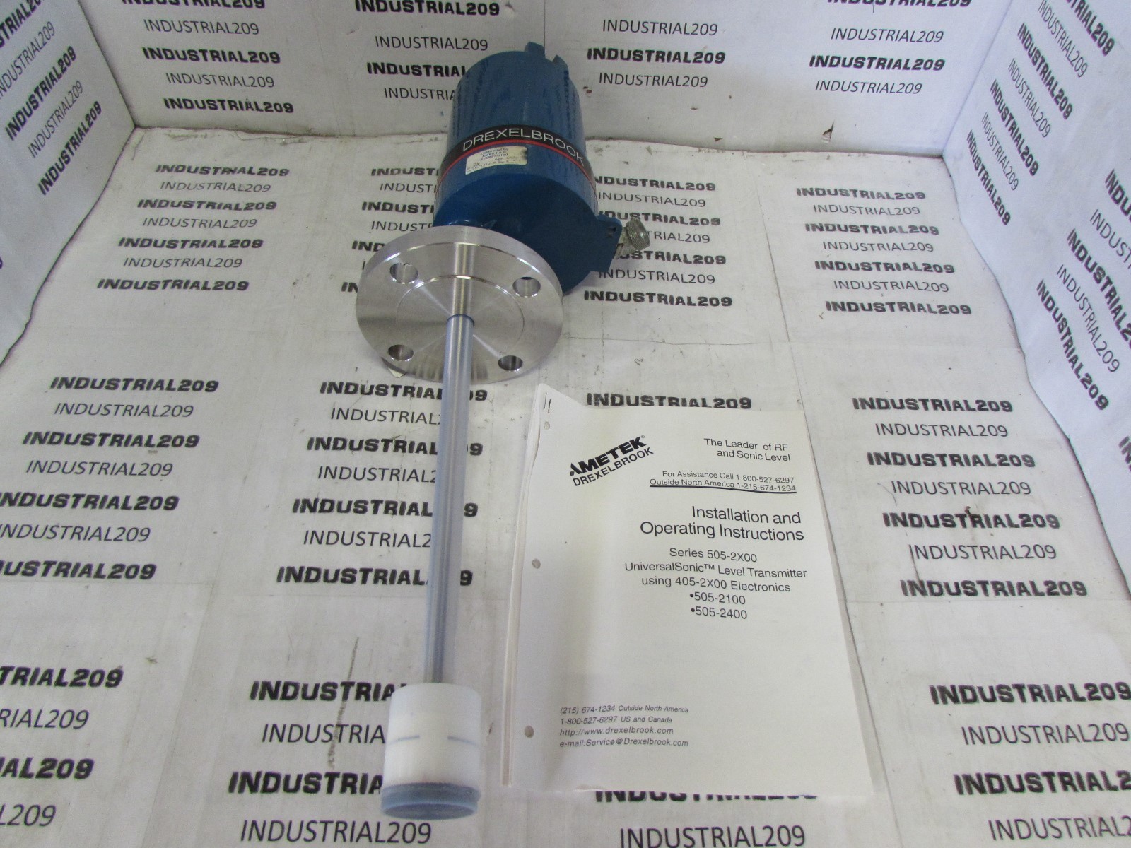 AMETEK DREXELBROOK UNIVERSAL SONIC LEVEL TRANSMITTER 705-200-6-5 NEW | eBay