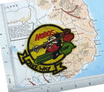 Patch , Paveway 2 HOBO Homing Bomb Squadron Shoulder Patch vietnam war ...