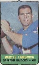 1969 Topps - Mini-Cards (4-in-1) Daryle Lamonica Single Card from Quad ...