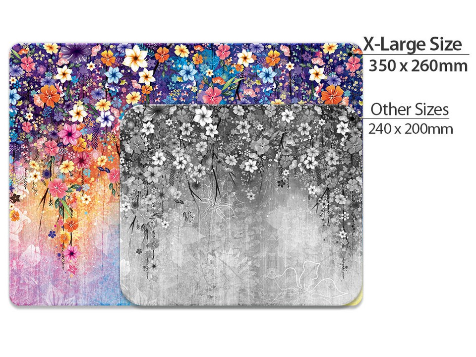 X-Large Rectangle Mousepad Non-Slip Mouse Mice Mat Pad for Laptop ...