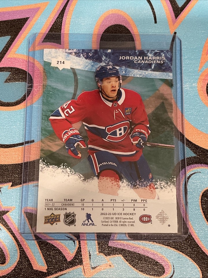 Jordan Harris 305/599 Premieres 2022-23 Upper Deck Ice Montreal Canadiens (CHA) | eBay