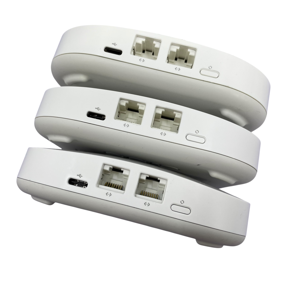 3-Pack eero Pro B010001 2nd Gen Tri-Band Mesh Router - White #MP8616 ...