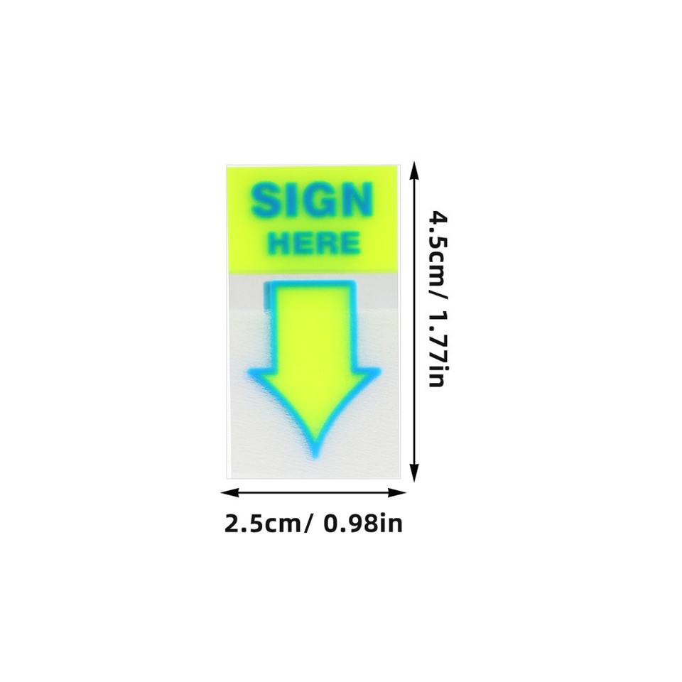 120pcs Indicating Direction Arrow Stickers Index Tabs Arrow Decals ...