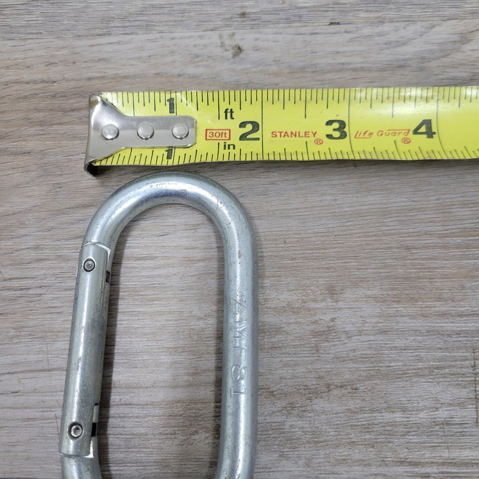 2 Vintage Original US Military Carabiners AMF81 NOS Snap-link 2x4" USGI ...