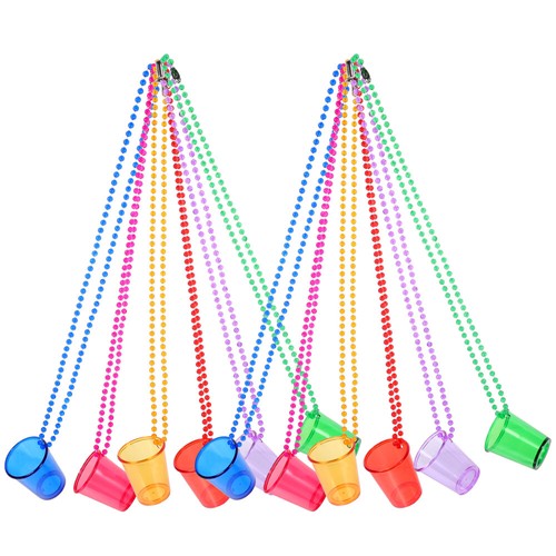 12 Pcs Necklace Wine Glass Bride Bachelorette Party Favors Cup Chain | eBay