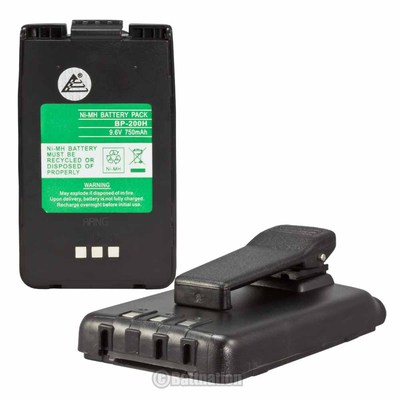 2 X BP-200L 200M Battery for ICOM IC-T8A IC-T8E IC-T8HP IC-T81A IC-T81E ...