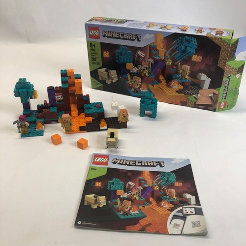 Lego Minecraft 21168 The Warped Forest 100% Complete with Box ...
