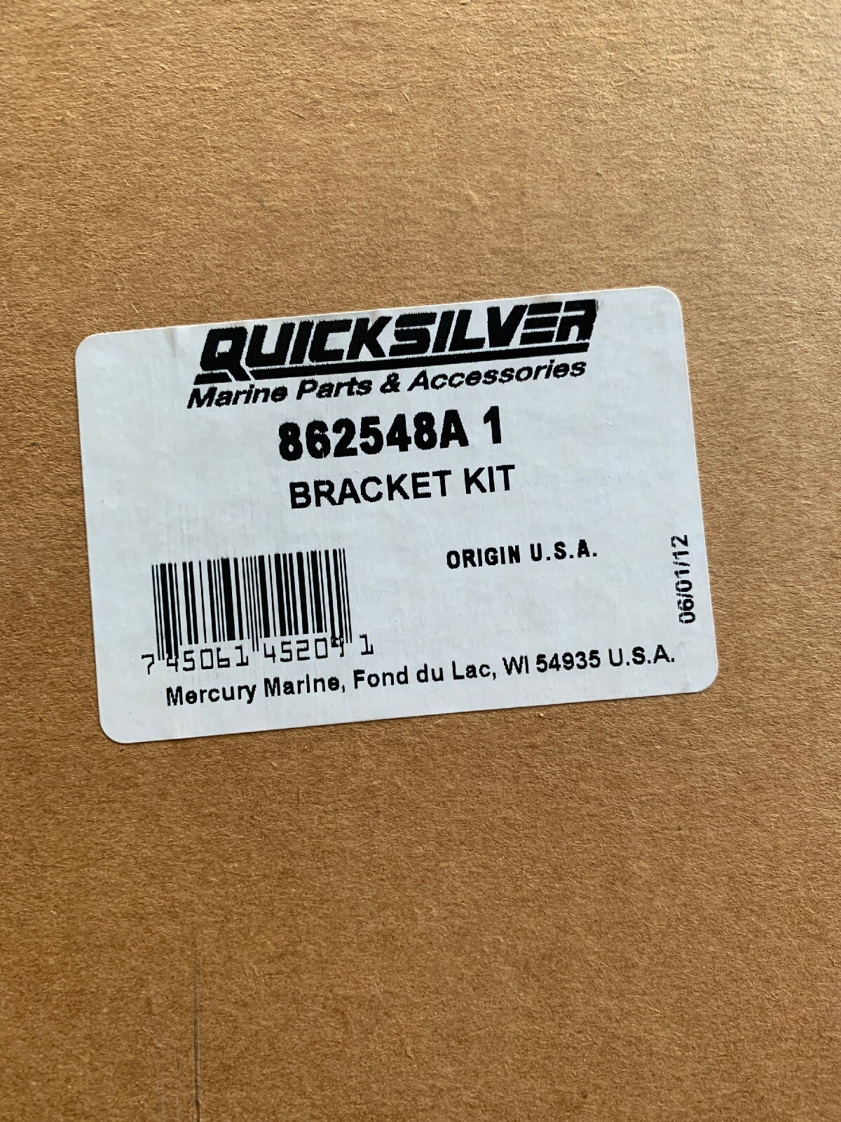 OEM Quicksilver Bracket Kit PN 862548A 1, 862548A1, New in Box | eBay