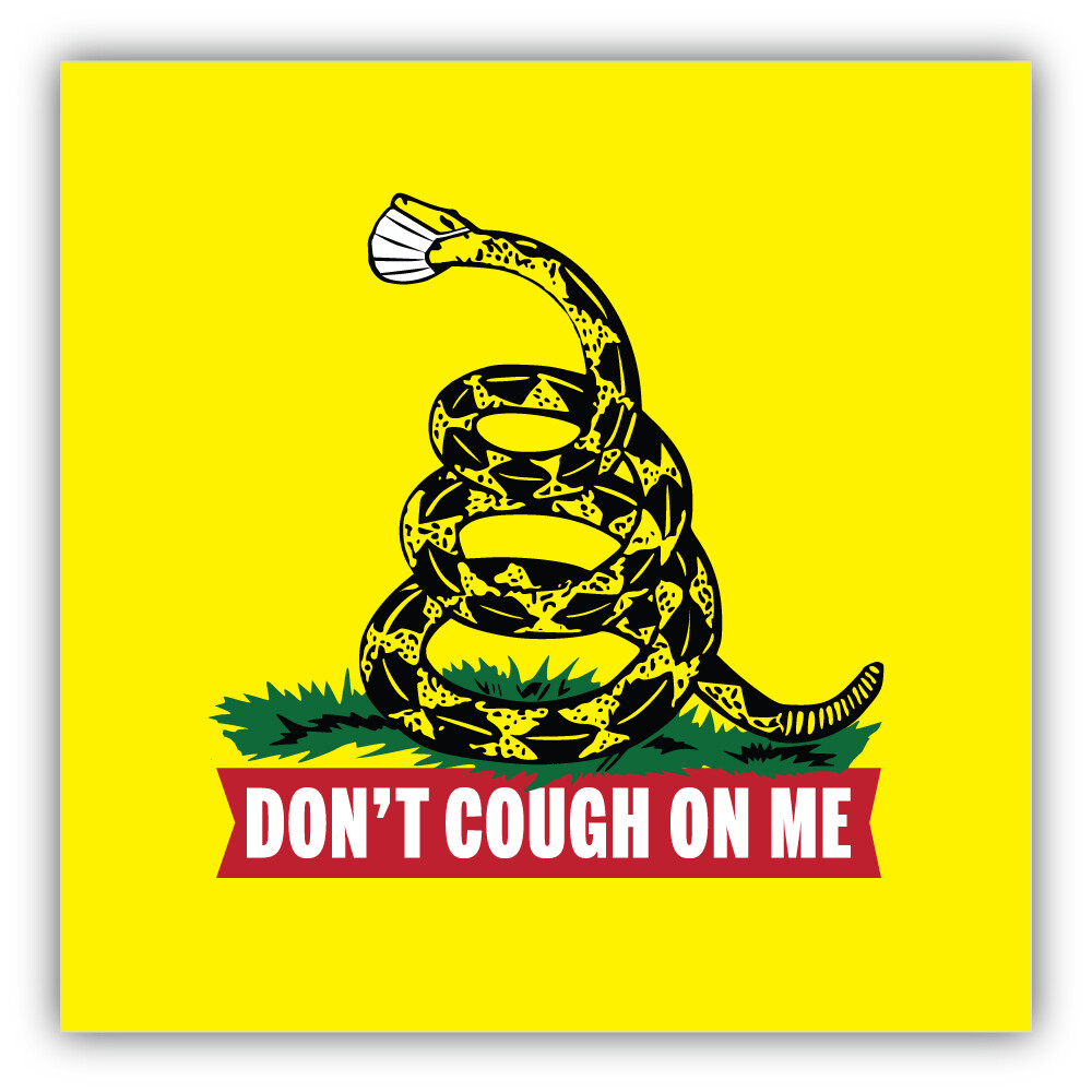 Dont Cough On Me Gadsden Flag Emblem Vinyl Sticker Bumper Decal | eBay
